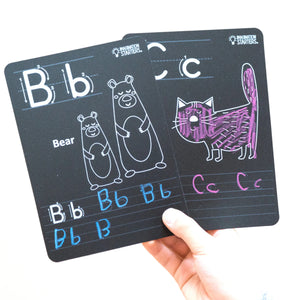 Chalkboard Alphabet Flash Card Set - 5"x7"*** - Suite Child