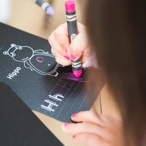 Chalkboard Alphabet Flash Card Set - 5"x7"*** - Suite Child